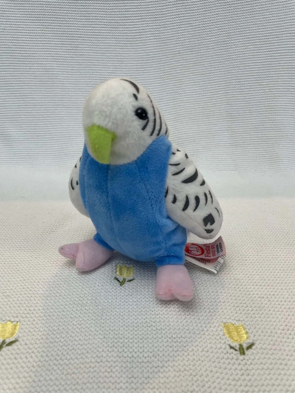 Fiesta | Toys | Fiesta Budgie Bird Plush Blue Parakeet Stuffed Animal 6 ...